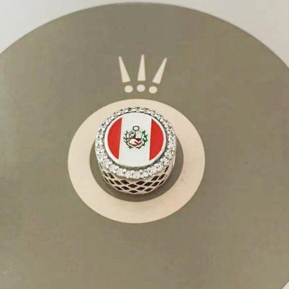 Pandora | Jewelry | Pandora Peru Flag Bead Charm Flag Of Peru Travel ...